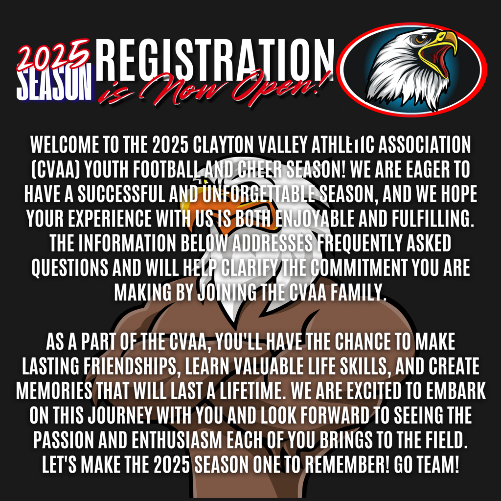 Registration – Clayton Valley Athletic Association